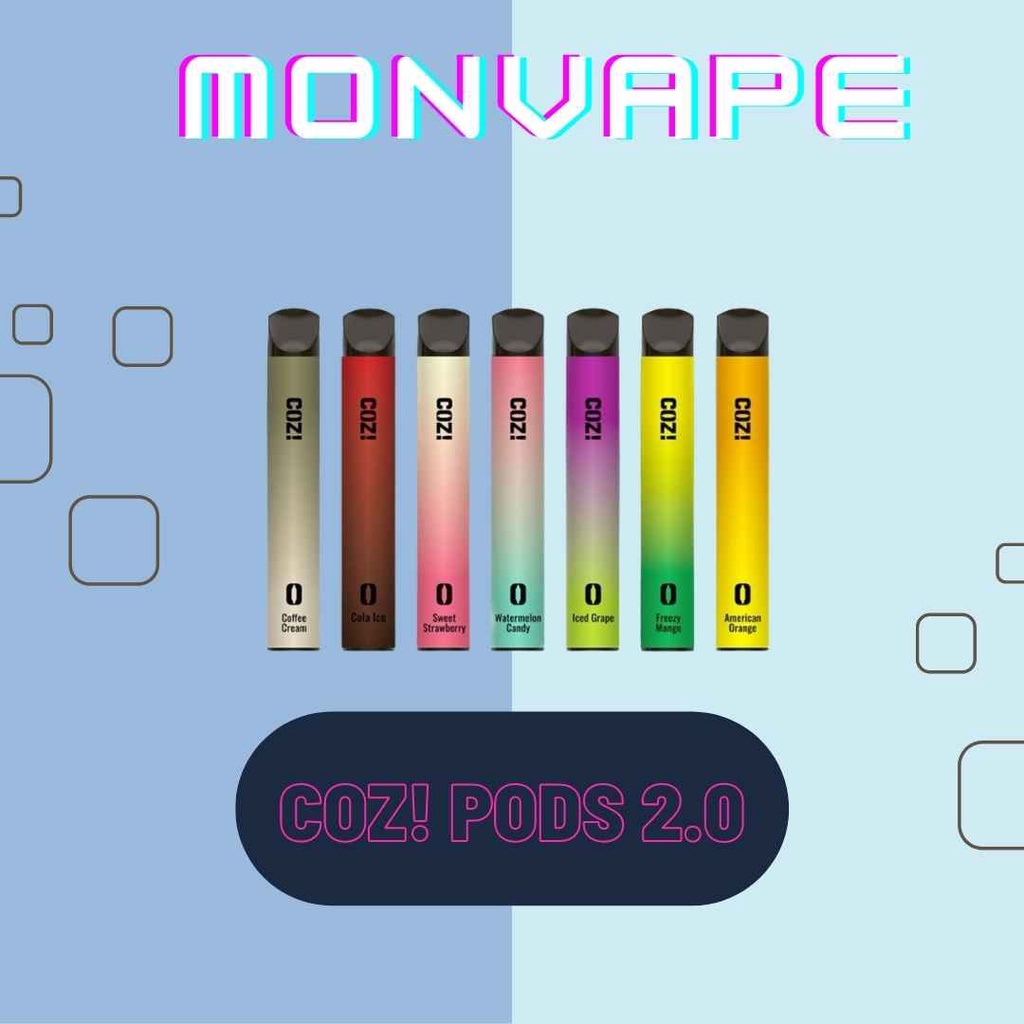 Jual COZI PODS 2.0 DISPOSABLE POD SERIES AUTHENTIC BY COZ! | Shopee ...