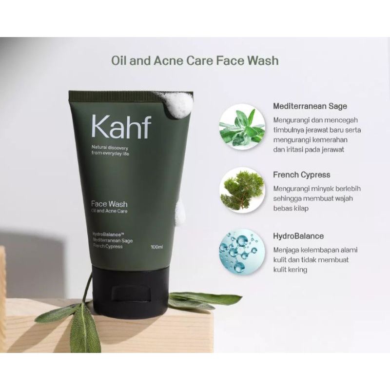Jual Kahf Oil and Acne Care Face Wash 100ml | Shopee Indonesia