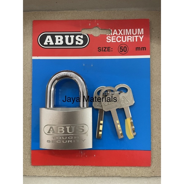 Jual Gembok Abus Asli 50mm leher pendek untuk rumah gudang kantor ...