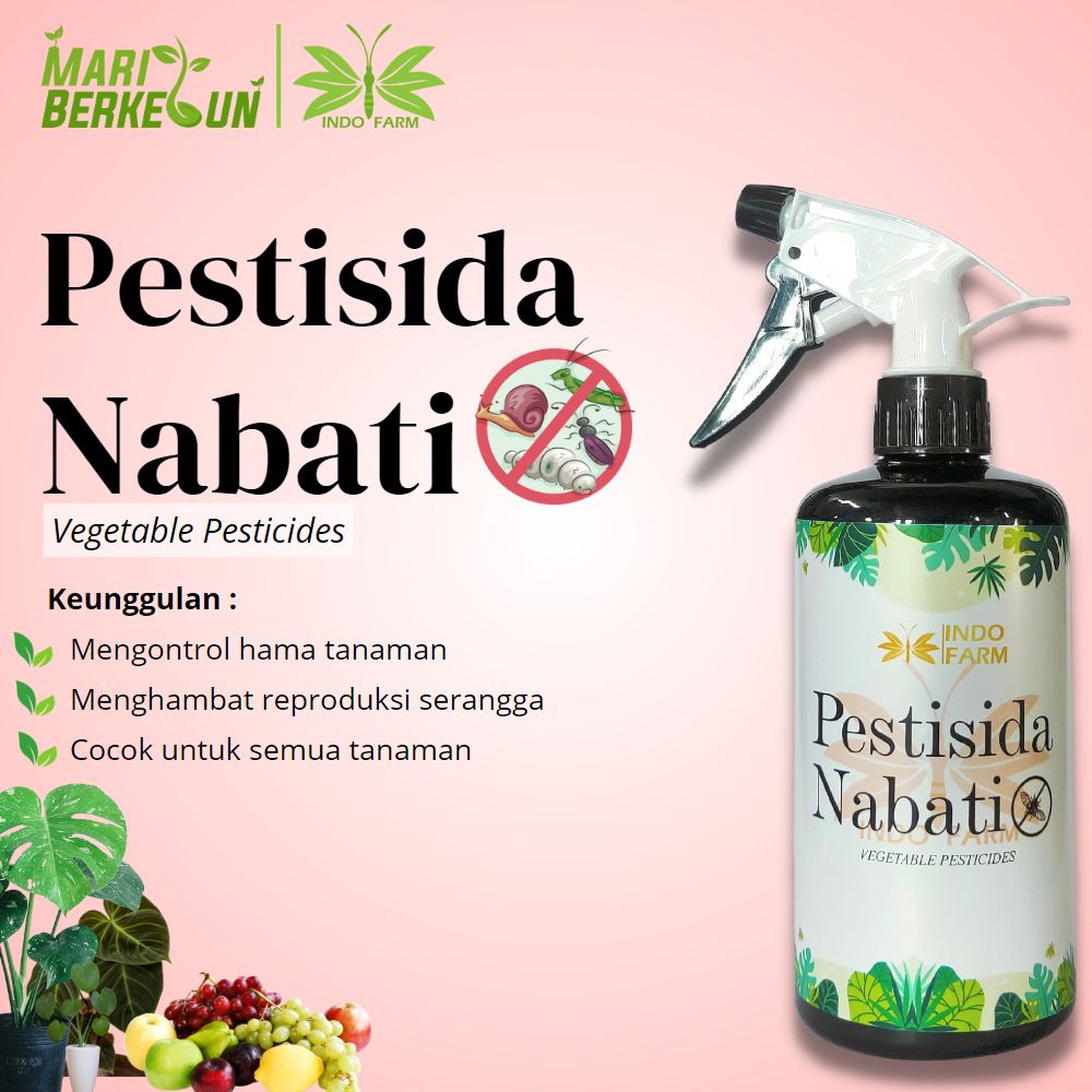 Jual INDO FARM - Pestisida Nabati Organik Pembasmi Hama 500 Ml Siap ...