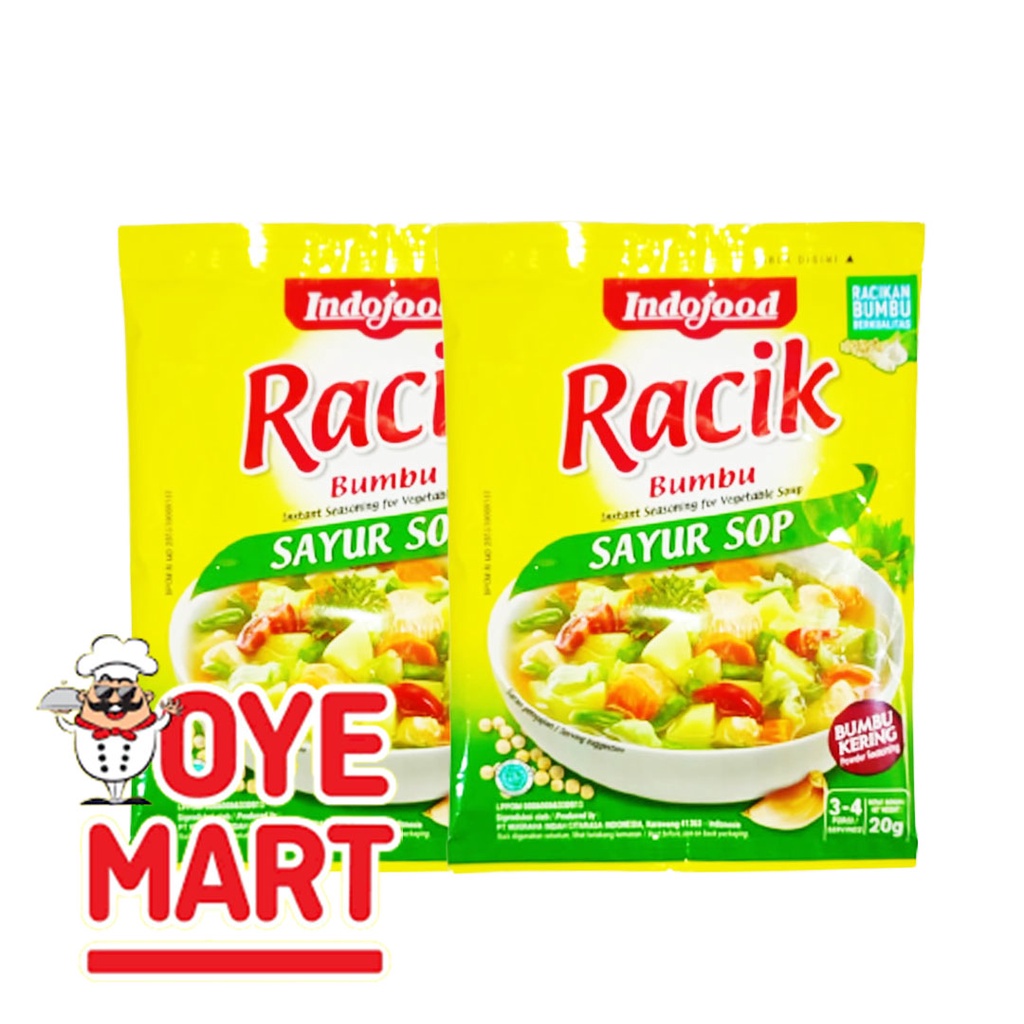 Jual INDOFOOD RACIK BUMBU SAYUR SOP 20GR / BUMBU INSTAN | Shopee Indonesia