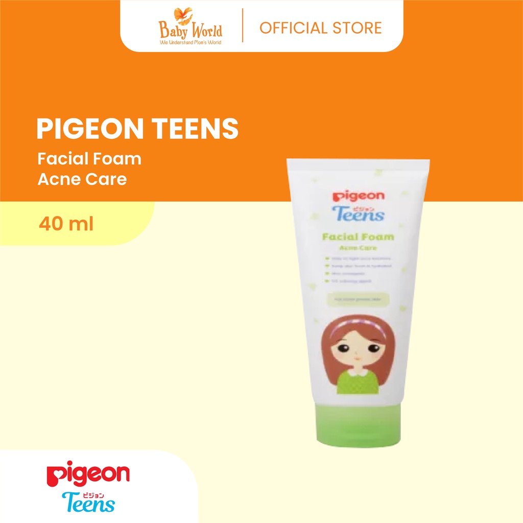 Jual Pigeon Teens Facial Foam Acne Care 40ml | Shopee Indonesia