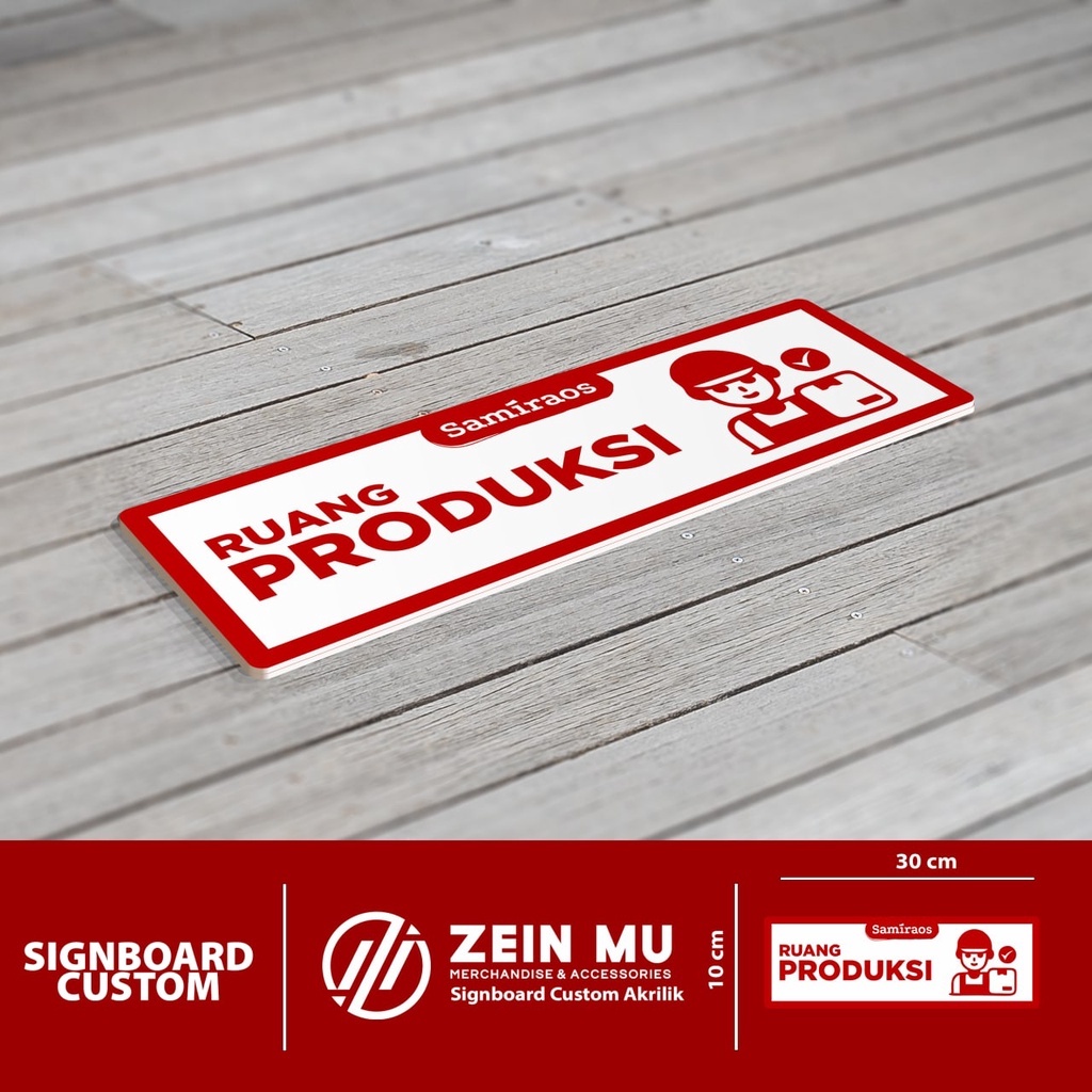 Jual NAMA RUANGAN PABRIK / KANTOR / HOME INDUSTRI / SEKOLAH / SIGNBOARD ...