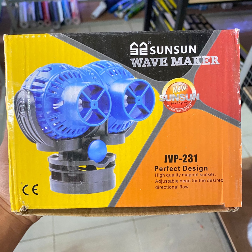 Jual ORIGINAL WAFE MAKER SUNSUN JVP 231 12WATT pembuat arus akuarium/kolam | Shopee Indonesia