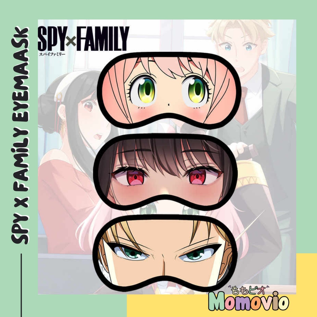 Jual Spy x Family Eye Mask with Ice Gel Anya Loid Yor Forger Anime ...