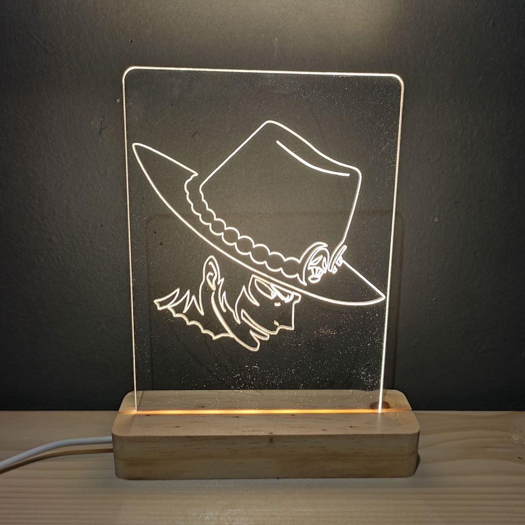 Jual Lampu Hias Lampu Tidur Akrilik LED One Piece / Standing Lamp ...