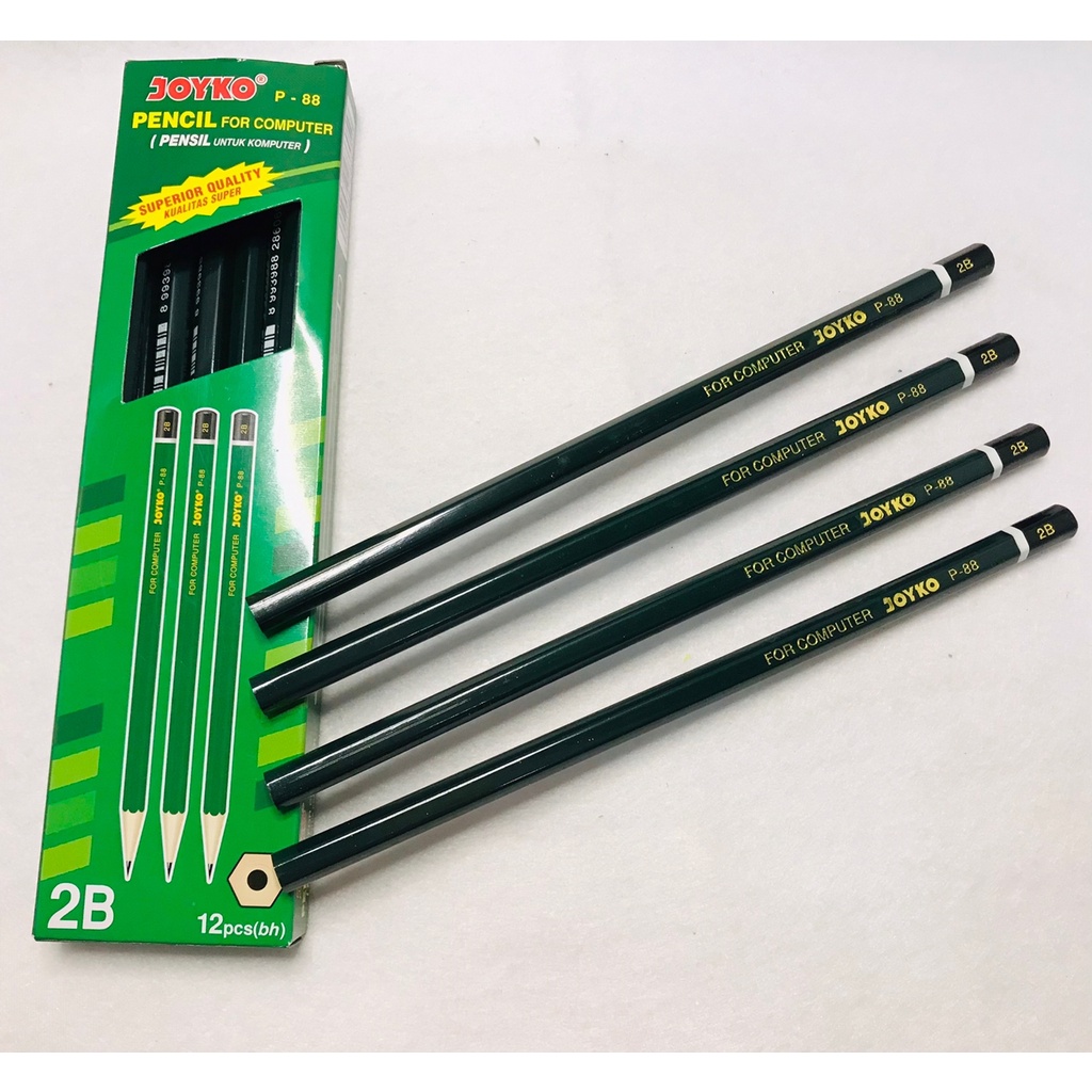Jual Pensil / Pencil Kayu 2B Joyko P-88 / P 88 2B | Shopee Indonesia