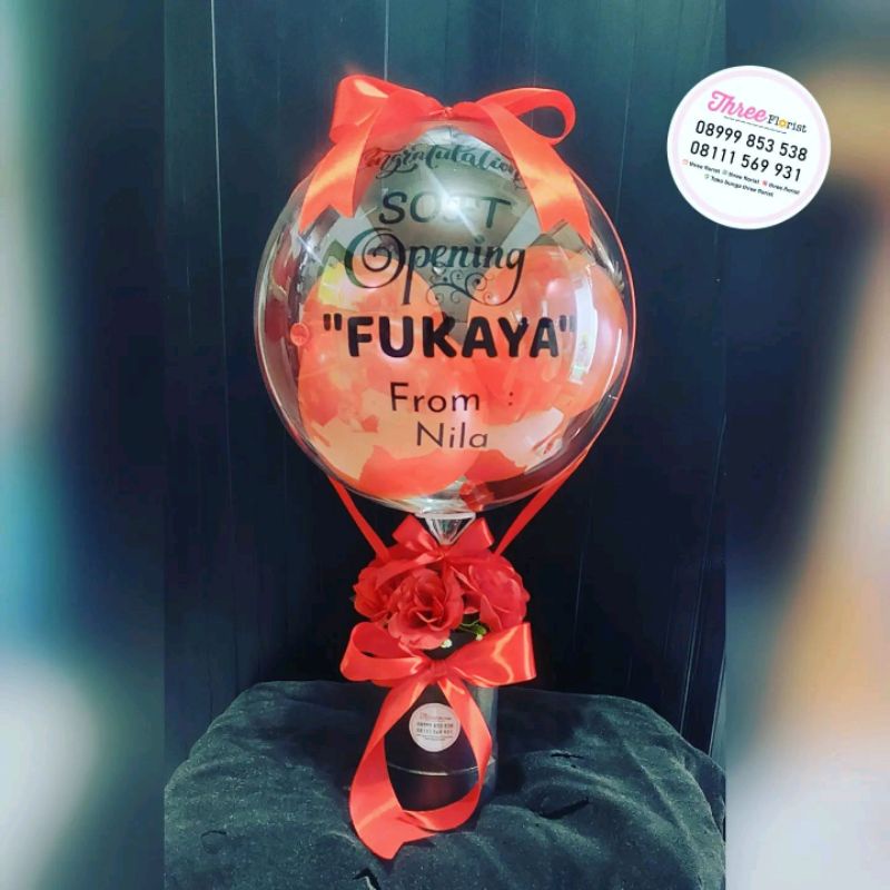 Jual box bunga balon / hadiah hampers ucapan / hadiah ucapan opening ...