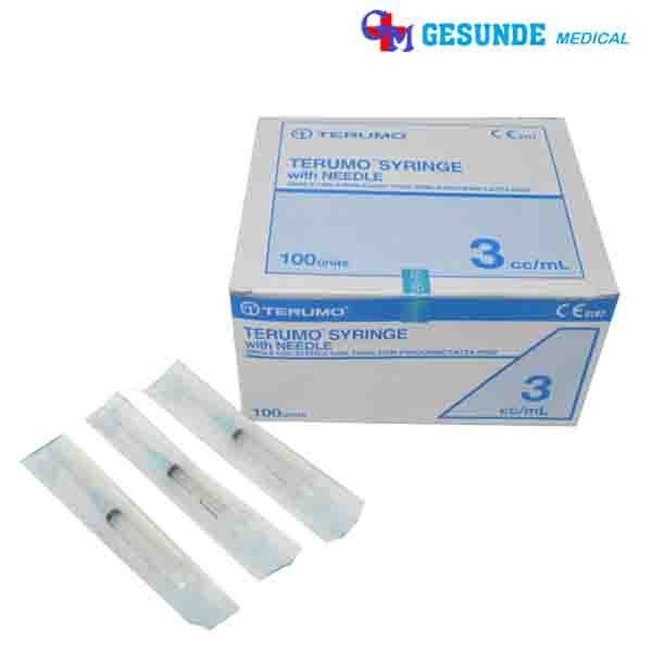 Jual Spuit Steril Terumo 3cc/ 5cc/ 10cc/ Syringe Sepuit Terumo 3ml/ 5ml ...