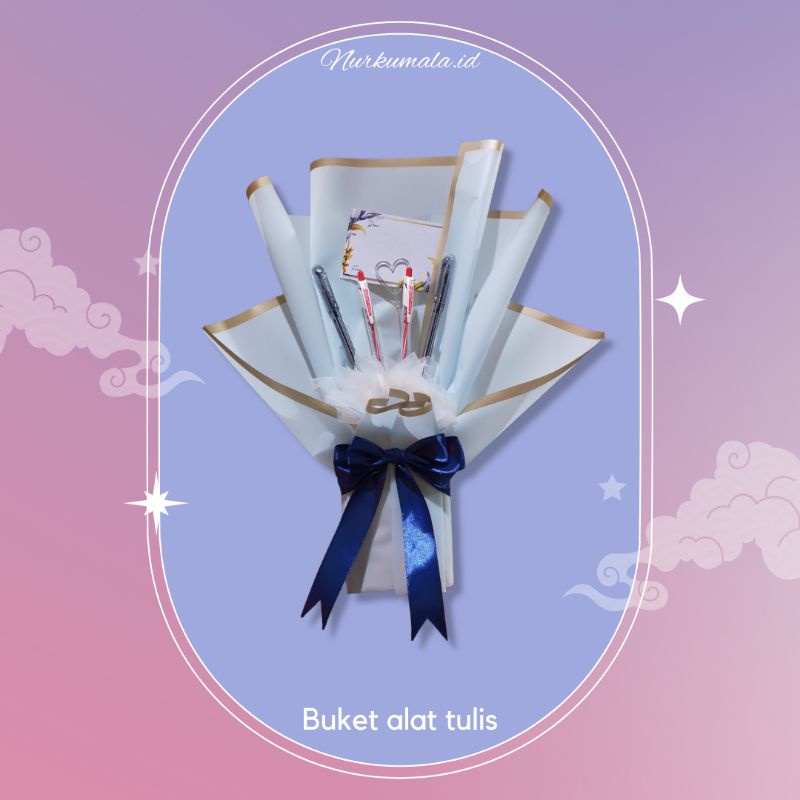 Jual Buket Alat Tulis / Buket Polpen / Buket Hari Guru / Buket wisuda ...