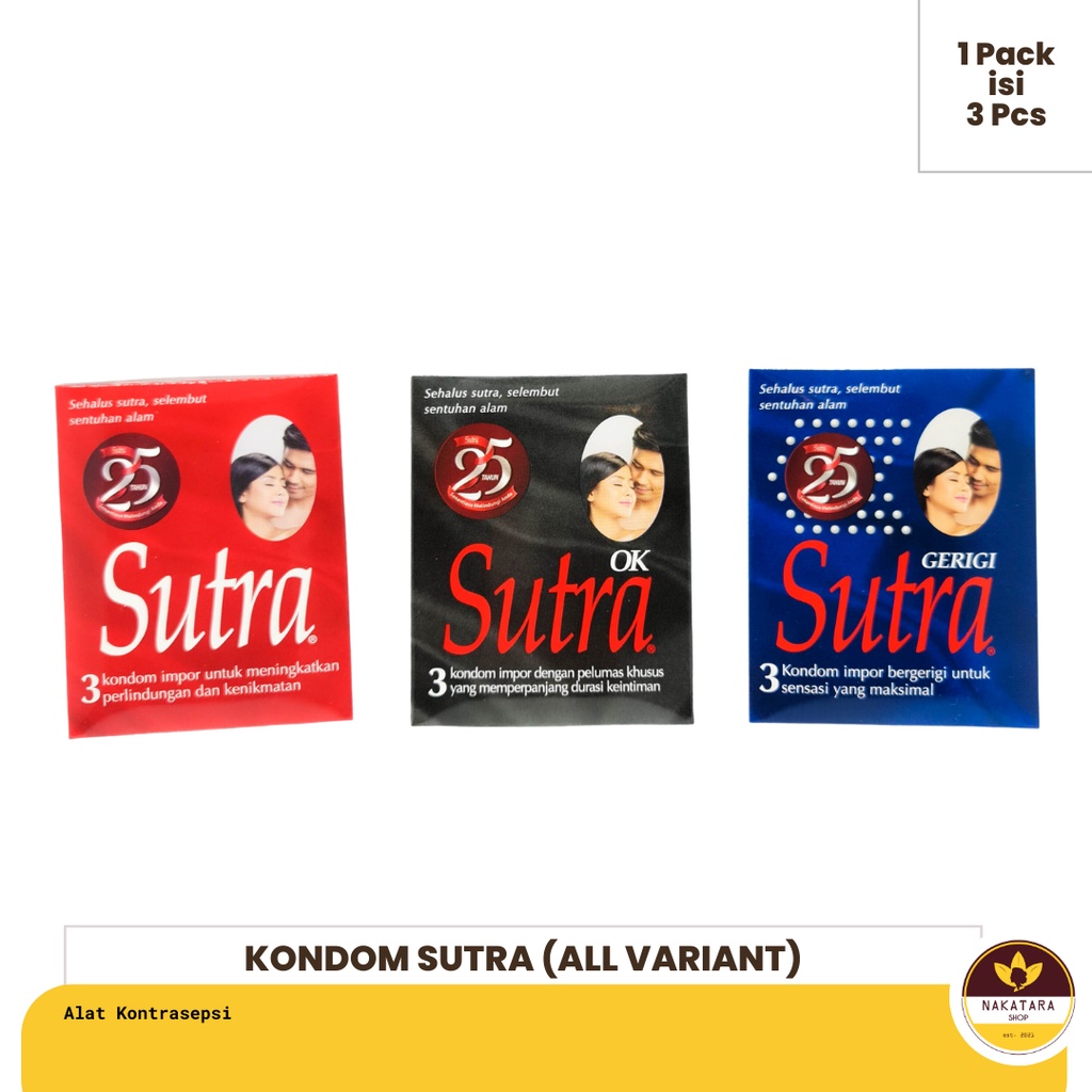 Jual KONDOM SUTRA ISI 3 ALL VARIANT | Shopee Indonesia