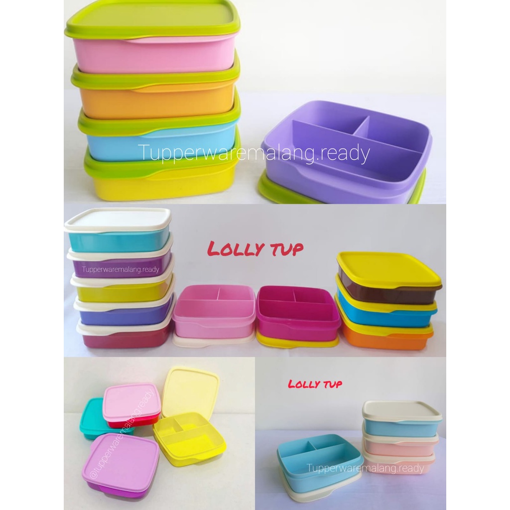 Jual TEPAK MAKAN/ KOTAK BEKAL LUNCH BOX TUPPERWARE LOLLY TUP MURAH ...