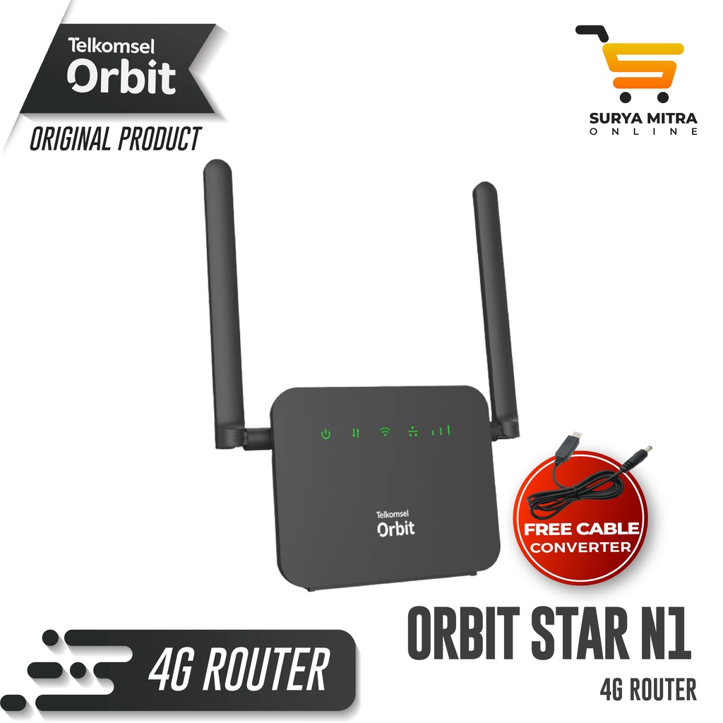 Jual Telkomsel Orbit Star N1 Modem Wifi 4G High Speed - Bonus Data | Shopee Indonesia