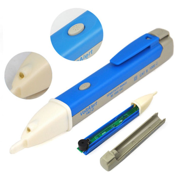 Jual Test Pen Alat Pendeteksi Listrik Arus Listrik Tespen AC Voltage ...
