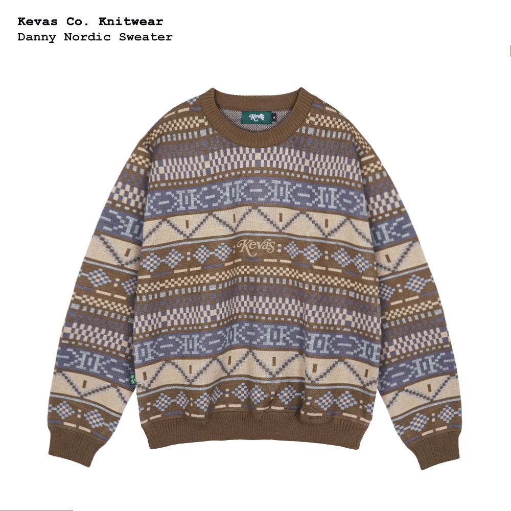 Jual Kevas Danny Nordic Knitted Sweater | Shopee Indonesia