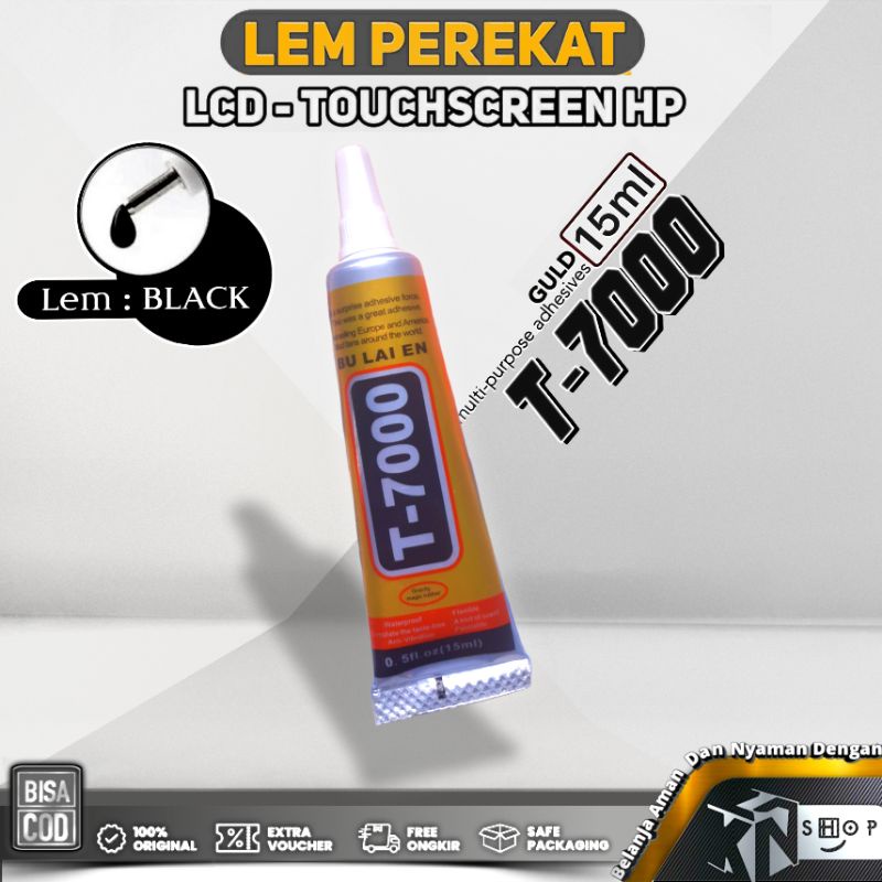 Jual LEM LCD / LEM TOUCHSCREEN T7000 ~ WARNA HITAM 15 ML-LEM CASING Alat Sevice | Shopee Indonesia