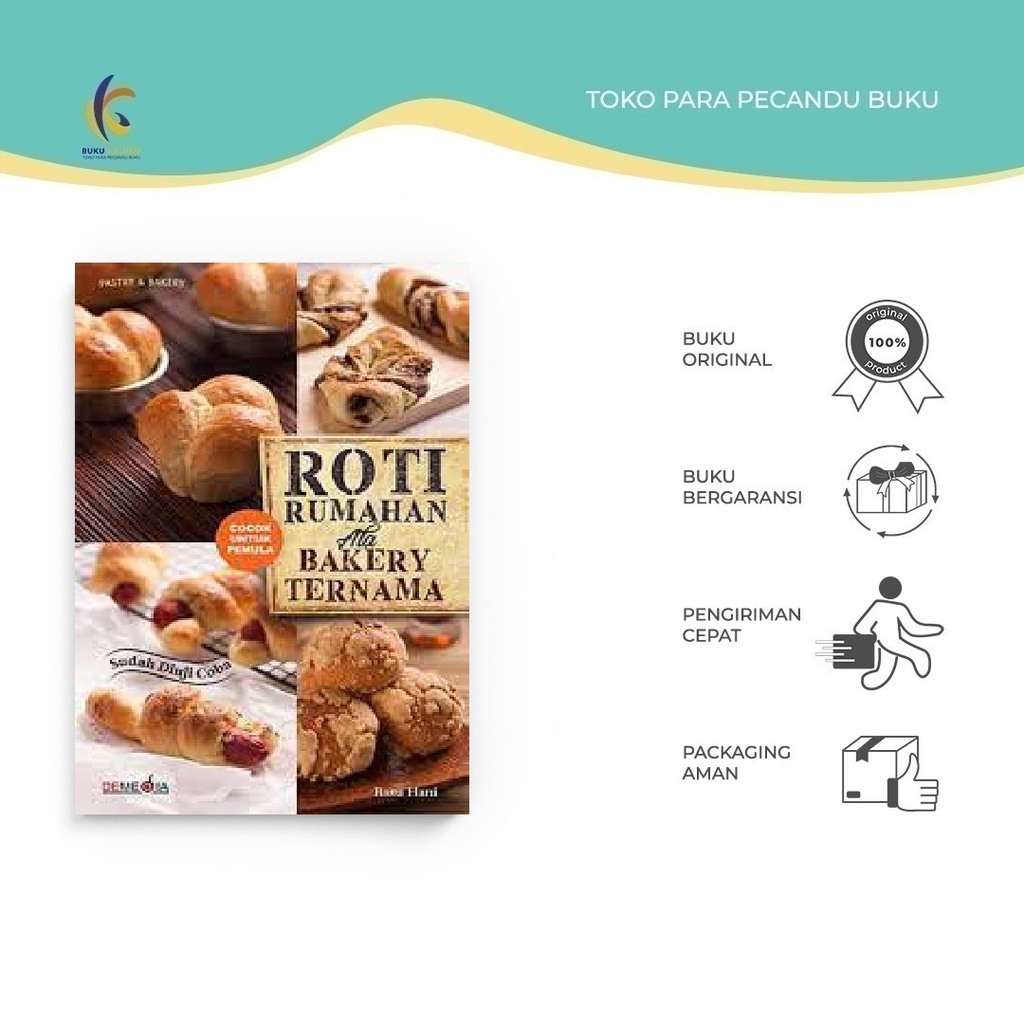 Jual Buku Masakan - Roti Rumahan Ala Bakery Ternama By Ratu Hani - Buku ...