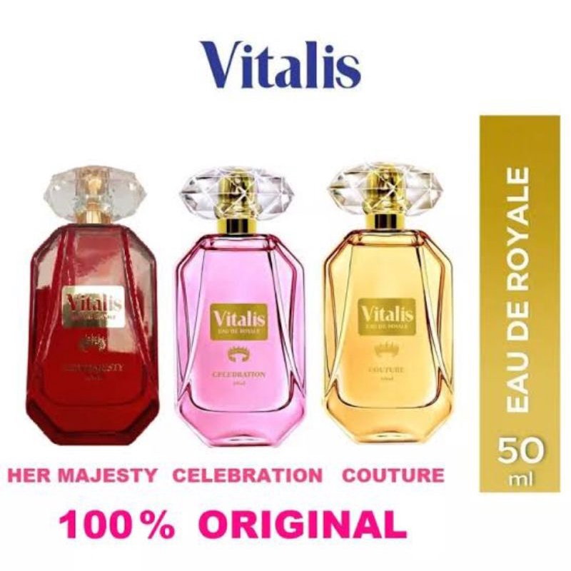 Jual VITALIS PARFUM EAU DE ROYALE COUTURE/CELEBRATION/HER 50ML | Shopee ...
