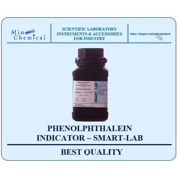 Jual [SMART-LAB] Indikator PP / Phenolphthalein Indicator (ecer/gram ...