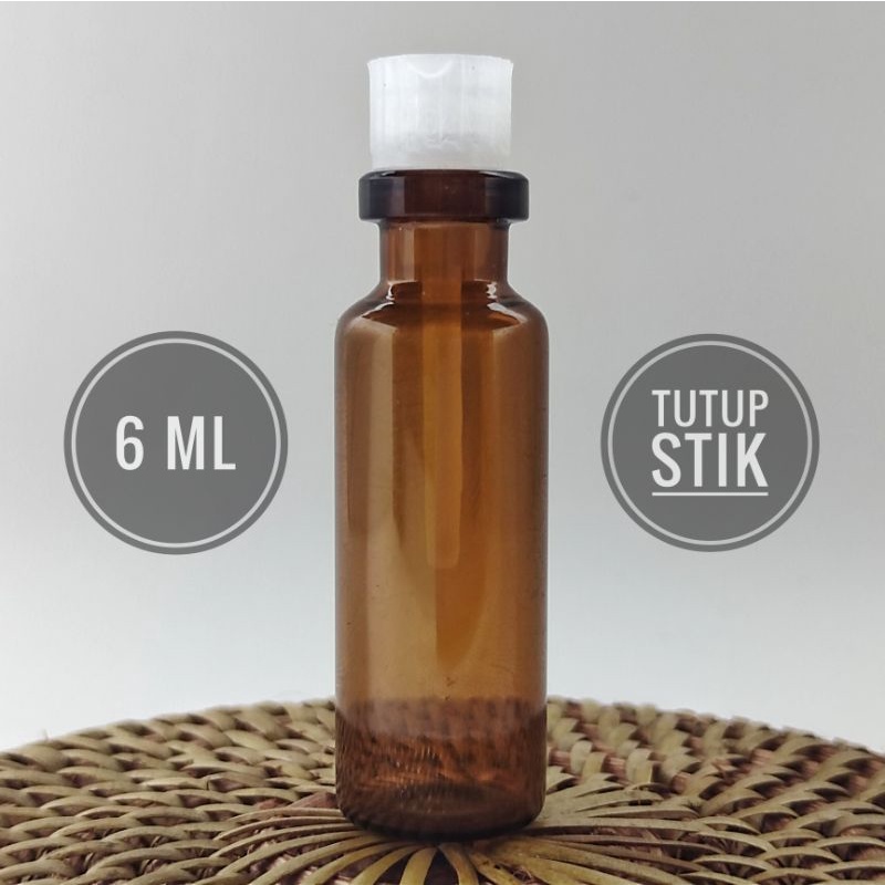 Jual BOTOL TESTER 6ML - BOTOL KACA VIAL 6ML - BOTOL PINISILIN 6ML ...
