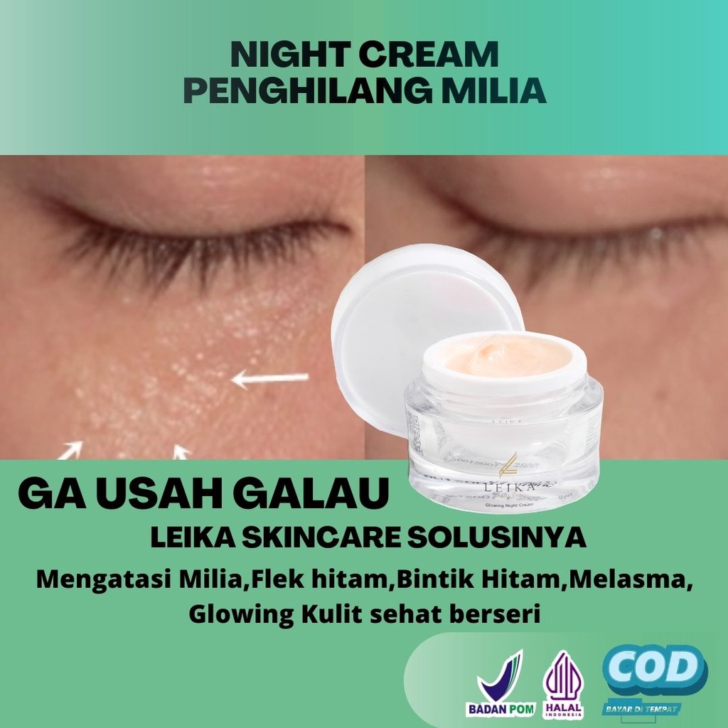 Jual Leika skincare Cream Penghilang Milia Paling Ampuh Penghilang ...