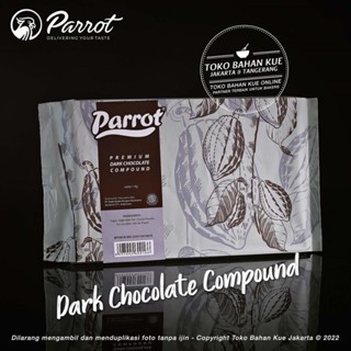 Jual Parrot Dark BATANG Cokelat 166gr PREMIUM Chocolate Compound Coklat ...