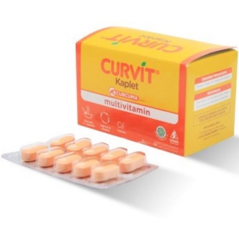 Jual Curvit multivitamin tablet penambah nafsu makan | Shopee Indonesia