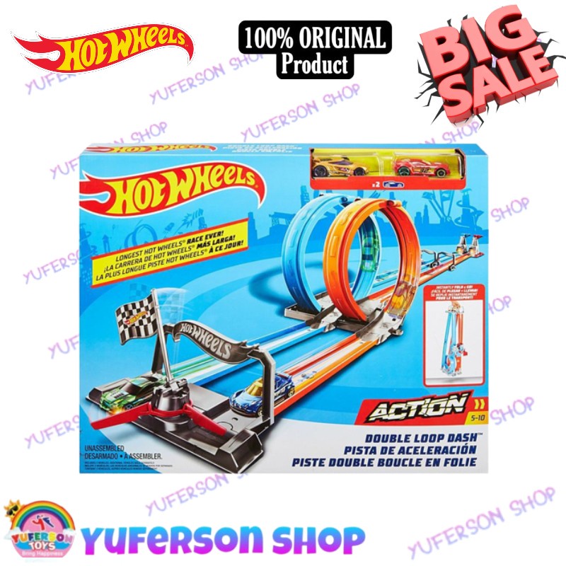 Jual Hotwheels / Hot Wheels Hyper Mile Dual Dash / Double Loop Dash ...