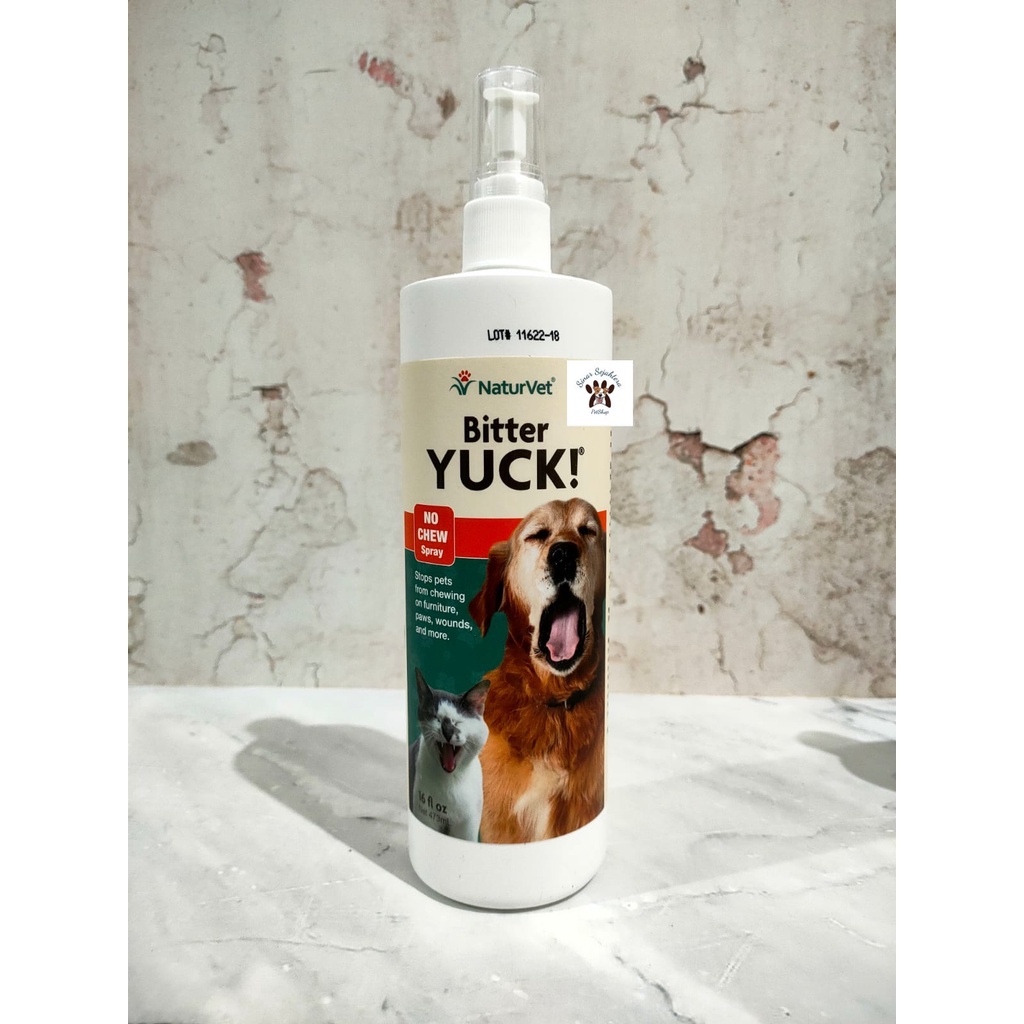 Jual NaturVet Bitter Yuck No Chew Spray - Pet Dog Training spray 473ml ...