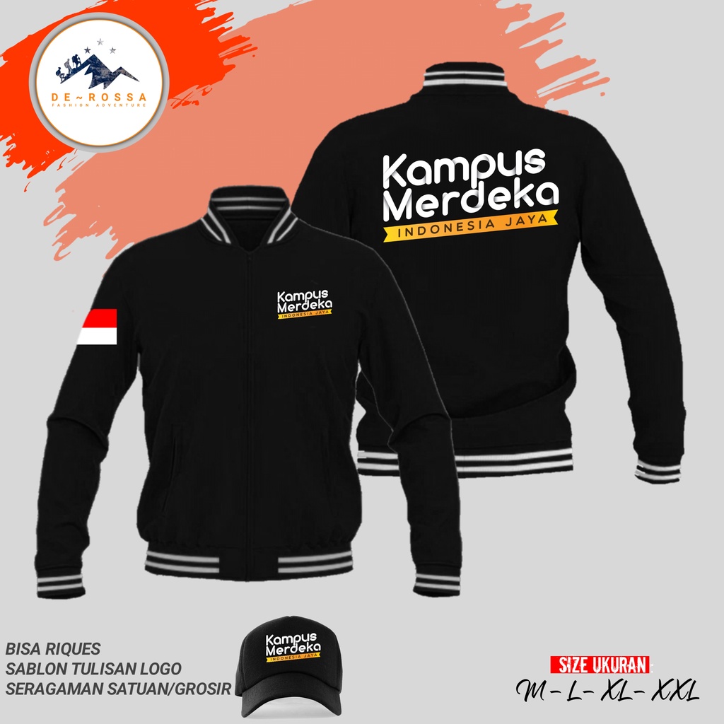Jual Jaket Versity kampus merdeka - jaket base ball kampus | Shopee ...