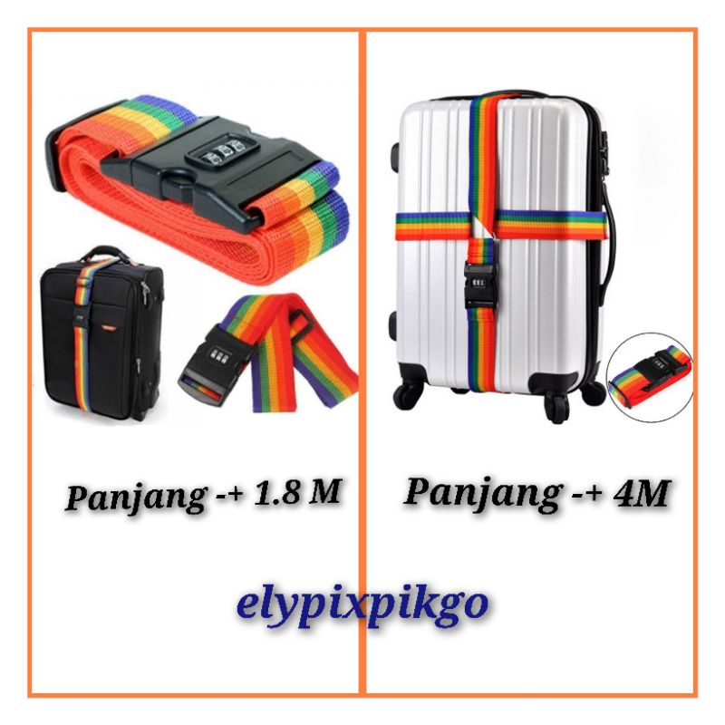Jual tali koper/ sabuk koper kunci angka / belt koper / tali pengikat ...