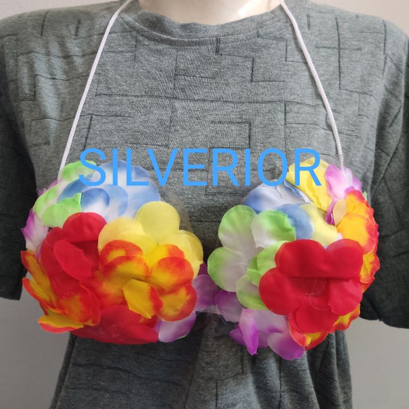 Jual Kop Mangkok Bra Hiasan Penutup Dada Kembang Bunga Hula Dancer ...