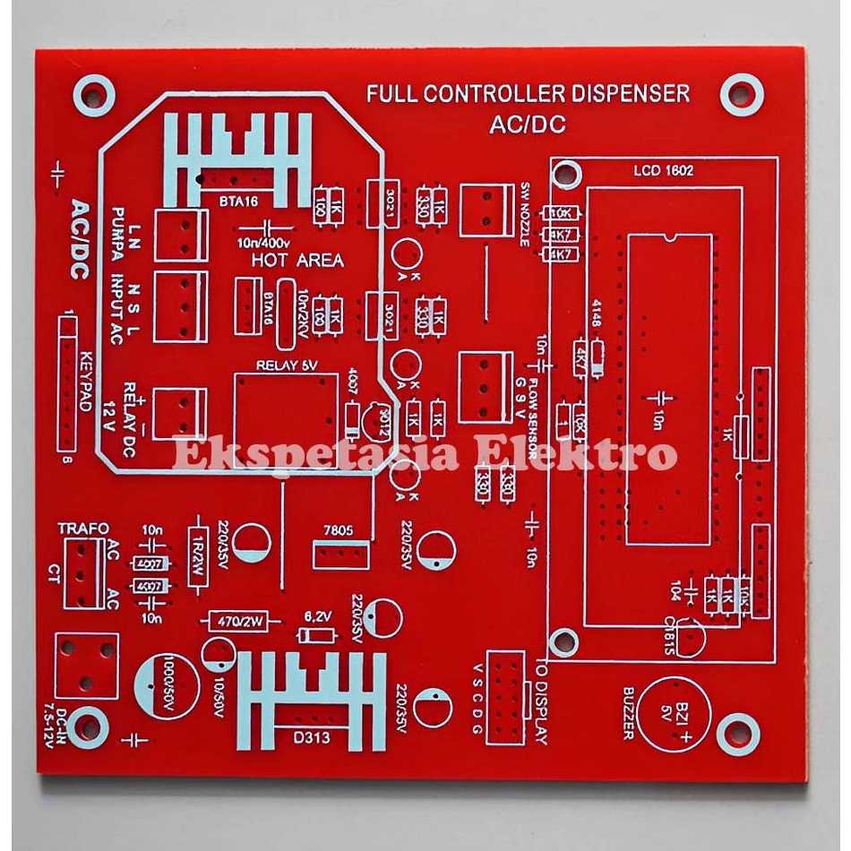 Jual PCB CPU pom mini AC/DC (bahan pertinak) | Shopee Indonesia