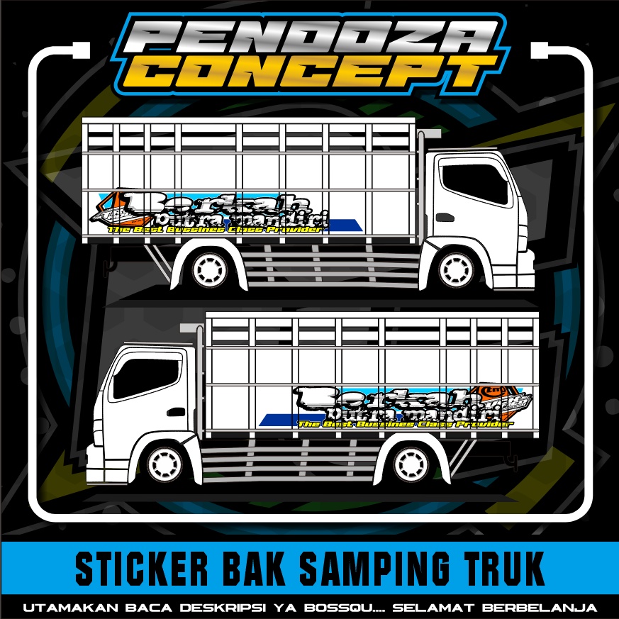 Jual stiker decal bak samping truk canter berkah putra mandiri (350x60 ...