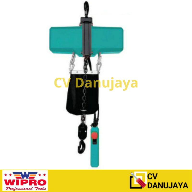 Jual Katrol Catrol Elektrik Electric Chain Hoist Rantai 10 Meter Wipro ...