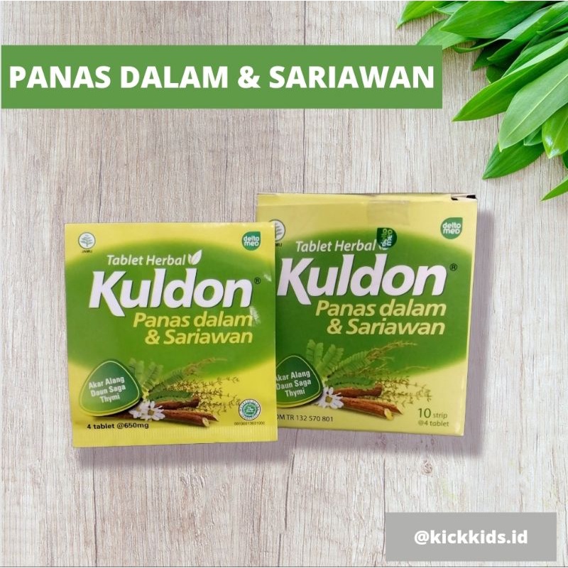 Jual Kuldon Sariawan tablet herbal panas dalam dan sariawan | Shopee ...