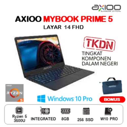 Jual LAPTOP AXIOO MYBOOK PRIME 5 (8S2) RYZEN 5 3500U 8GB 256SSD W10PRO ...