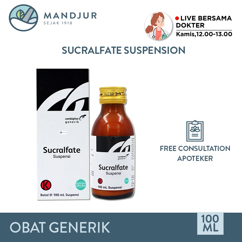 Jual Sucralfate Suspensi 100 ML | Shopee Indonesia