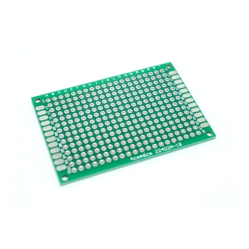 Jual PCB 4x6 cm Single layer FR4 Dot Matrix lubang Protoboard Fiber ...