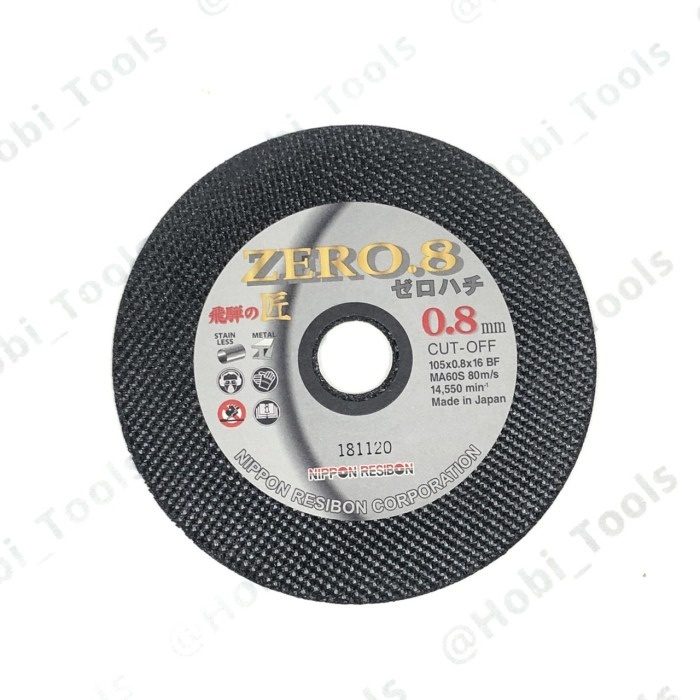 Jual NIPPON RESIBON BATU GERINDA POTONG 4" X 0.8 - CUTTING WHEEL 4 INCH ...