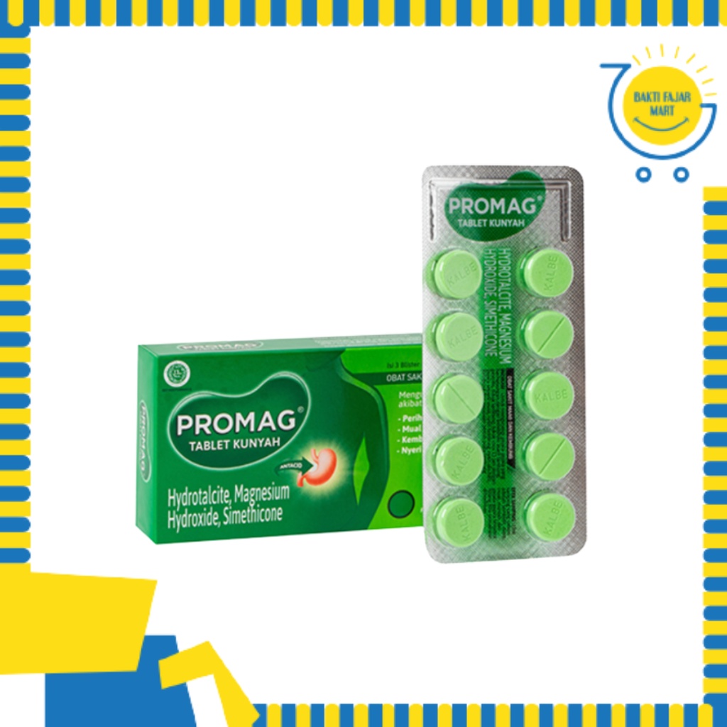 Jual Promag Tablet 1box Isi 3strip (10Tablet) - Obat Maag | Shopee ...
