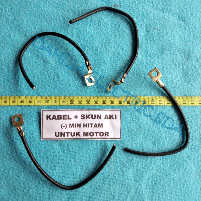 Jual KABEL + SKUN AKI (-)MIN HITAM UNTUK MOTOR | Shopee Indonesia