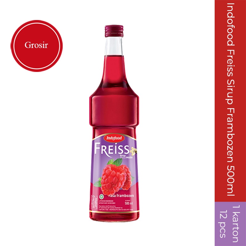 Jual Indofood Sirup Freiss Frambozen 500ml Grosir 1 Karton 12pcs ...
