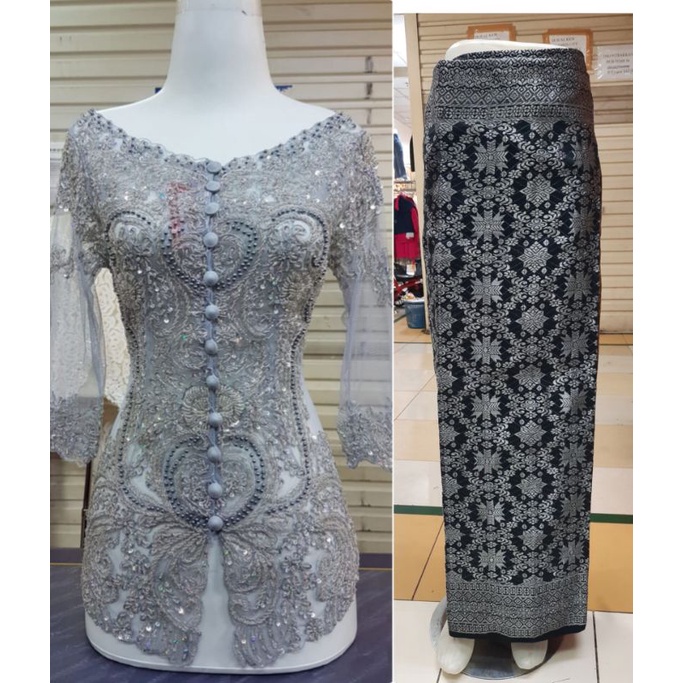 Jual setelan payet rok songket/kebaya modern | Shopee Indonesia