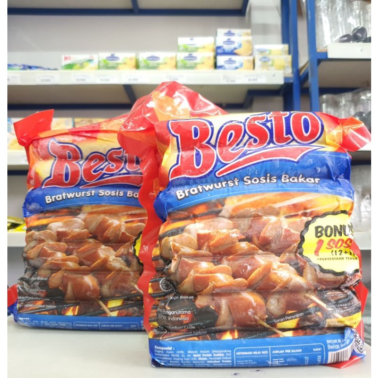 Jual Besto Sosis Bakar 1Kg / Sosis Jumbo Besto 1Kg / Sosis Bakar Jumbo ...