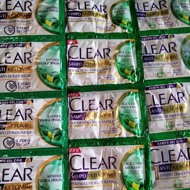 Jual shampo sachet clear isi 12 pcs | Shopee Indonesia