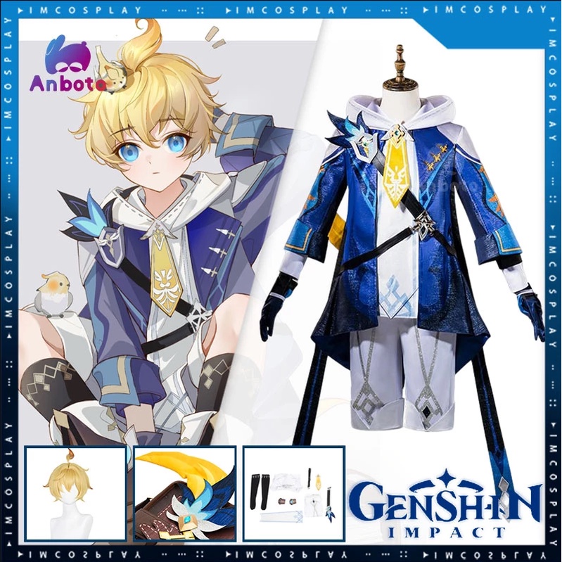 Jual Mika Cosplay Genshin Impact Cosplay Costume Surveyor Genshin Mika ...
