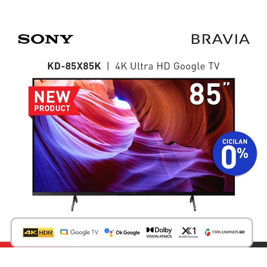 Jual SONY Bravia LED 4K HDR Google Android TV 85 Inch KD85X85K | Shopee ...