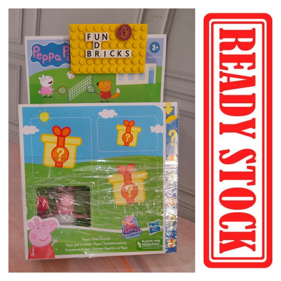 Jual Hasbro Peppa Pig Tennis Surprise Figure Set Original | Shopee ...