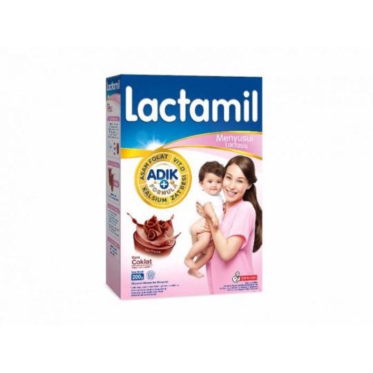 Jual Lactamil Ibu Menyusui Lacta Cokelat 200 gram | Shopee Indonesia